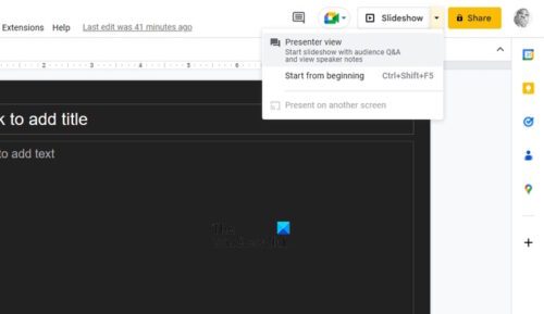 How to use and print Google Slides with Speaker Notes
