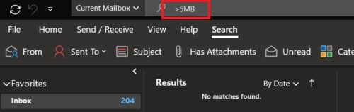 Outlook Quota Exceeded, The account is above quota limits
