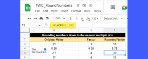 How to Round Numbers in Google Sheets