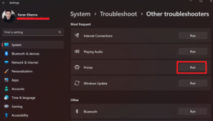 Fix HP Printer blinking orange light