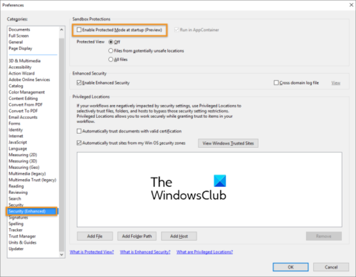 An internal error occurred Adobe Acrobat error