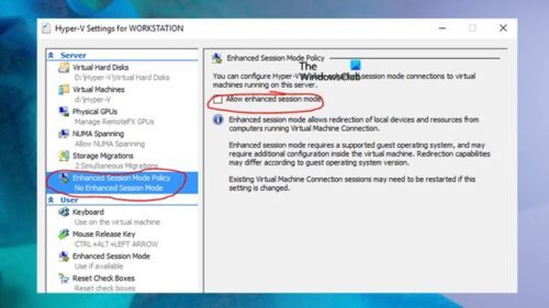 Can’t Connect to Hyper-V Virtual Machine on Windows computer