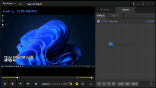 Best FLV player apps for Windows 11/10