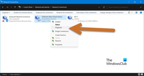 WAN Connection Error on Windows PC
