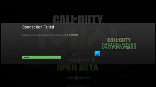 HUENEME CONCORD error in Modern Warfare 2 and Warzone 2