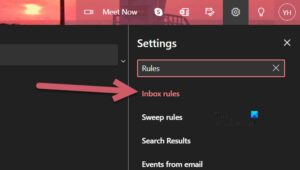 The format of the server rules was not recognized in Outlook