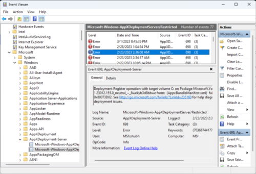 This app package is not supported for installation by app installer [Fixed]