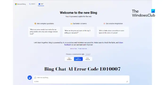 Bing Chat Not Working Properly - Image to u Bing Chat Not Working Properly - Image to u