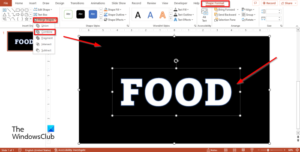 How to overlay Text on Video in PowerPoint