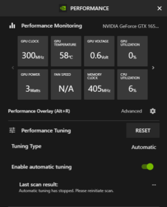 How to enable and use Auto tuning in NVIDIA GeForce Experience