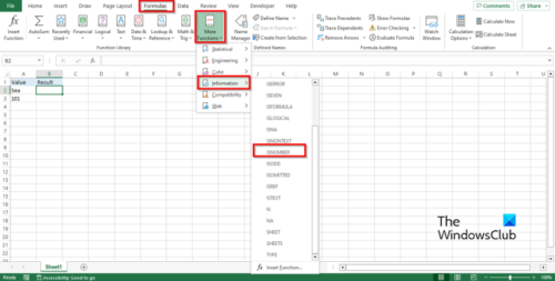 How to use the ISNUMBER function in Excel