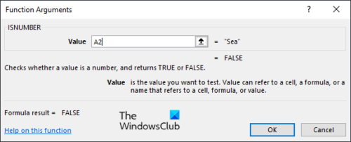 How to use the ISNUMBER function in Excel
