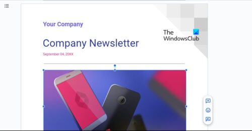 How to create a Newsletter in Google Docs