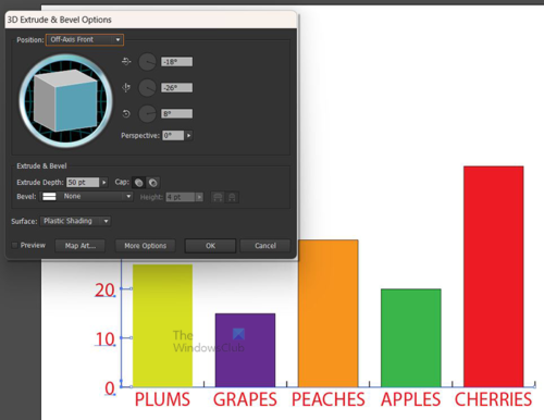 How to make a Bar Graph 3D in Illustrator
