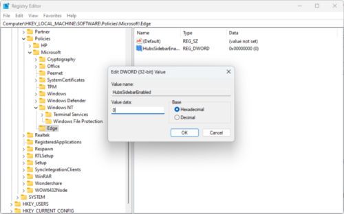 How to disable Copilot button in Edge