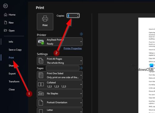 Printer prints two pages instead of one on Windows 11/10