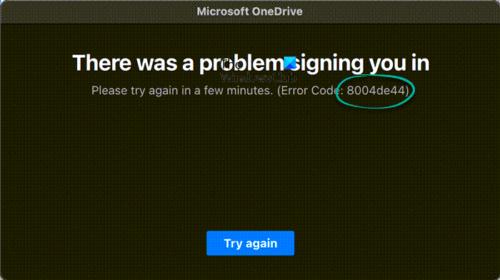 Fix 0x8004de44 OneDrive error the right way