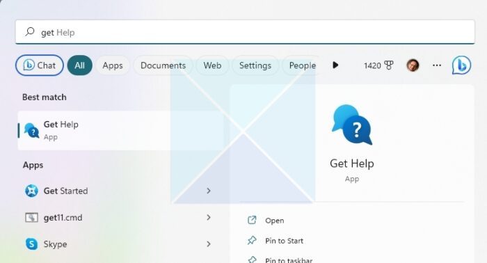 How to use Camera Troubleshooter in Get Help app of Windows 11