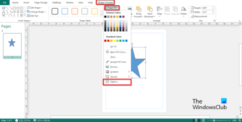 How to Gradient Fill or Pattern Fill Shapes in Publisher