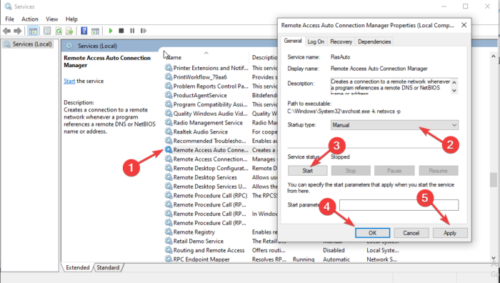 Printer cannot be contacted over the network