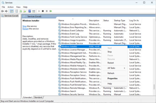 The installer has insufficient privileges to modify or access this ...