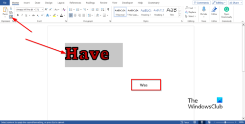 How to use Format Painter in Word, Excel, PowerPoint