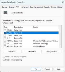 How to delete Printer Ports in Windows 11/10