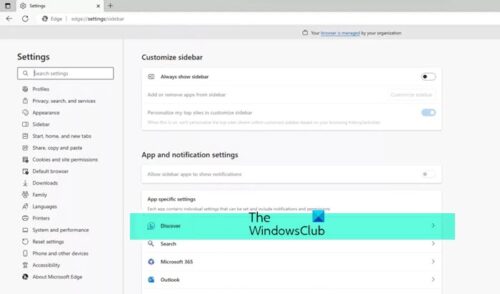 How to disable Bing button in Microsoft Edge