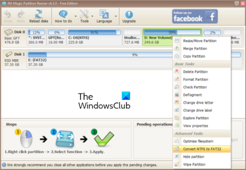 Best free NTFS to FAT32 converter software for Windows 11