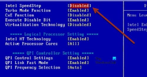Should I keep Intel SpeedStep On or Off?