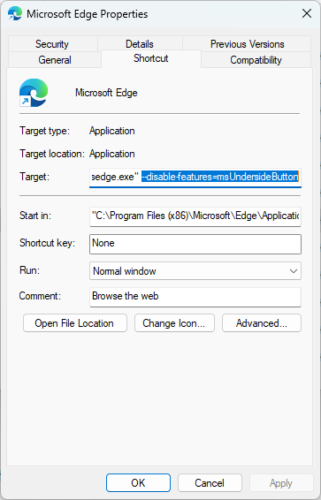 How to disable Copilot button in Edge
