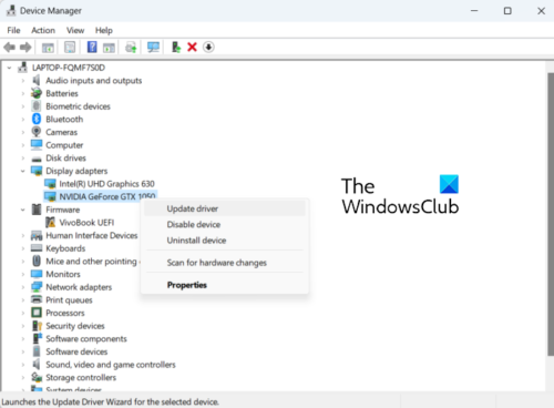 NVIDIA Control Panel not saving settings in Windows 11/10