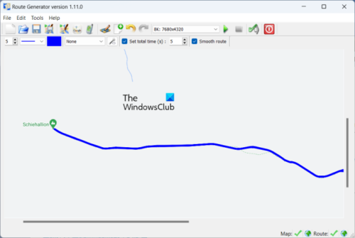 Best free Route Creator software for Windows PC