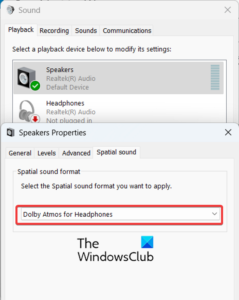 Spatial Sound keeps switching to Windows Sonic