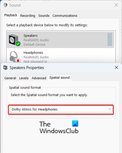 Spatial Sound keeps switching to Windows Sonic