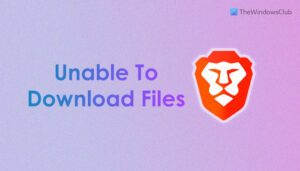 Unable to download files on Brave browser [Fixed]
