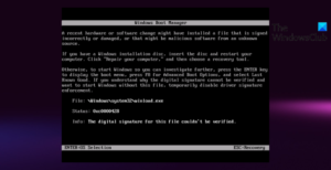 0xc0000428: Windows cannot verify the digital signature for this file