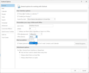How to Change Theme in Outlook and Customize Outgoing Email