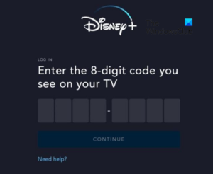 How to enter Disneyplus.com login/begin 8-digit code