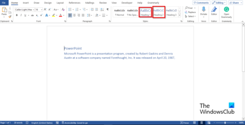 How to convert a Word document to PowerPoint