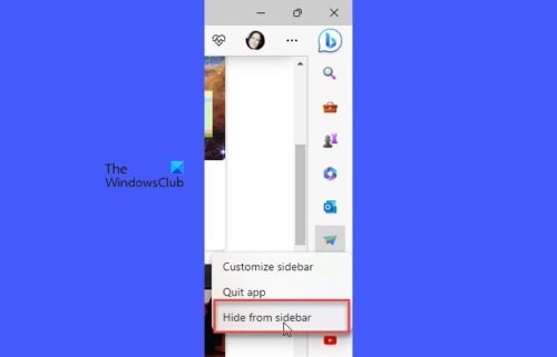 How to add or remove Microsoft Edge Sidebar apps
