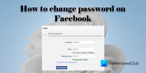 How to change Password on Facebook