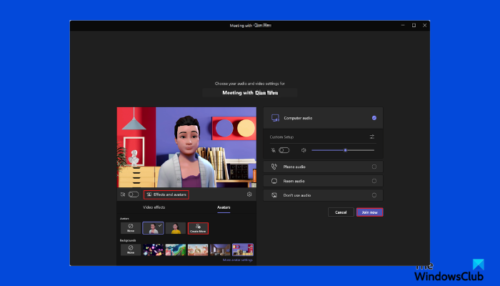 How to use 3D Avatars in Microsoft Teams