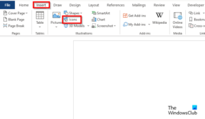How to customize Icons in Word