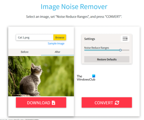 Best free Photo Noise Reduction software for Windows PC
