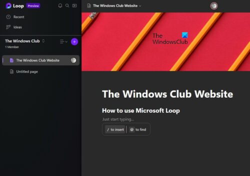 How to use Microsoft Loop