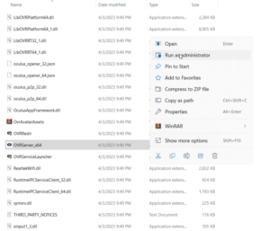 Fix Oculus Runtime Service Error in Windows 11/10