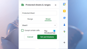 How to hide and protect Tabs in Google Sheets