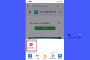 How to send Links from Android phone to PC