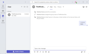 How to Create a Group Chat in Teams and name it